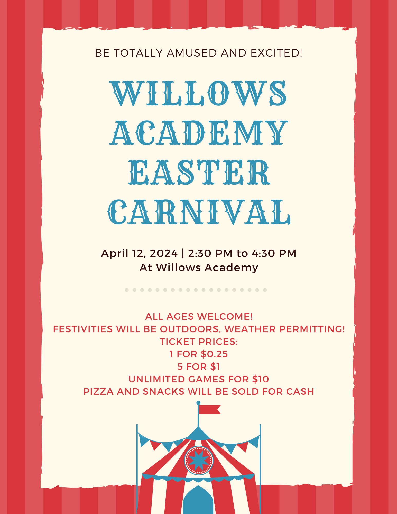 Save the Date: Easter Carnival - Willows Academy