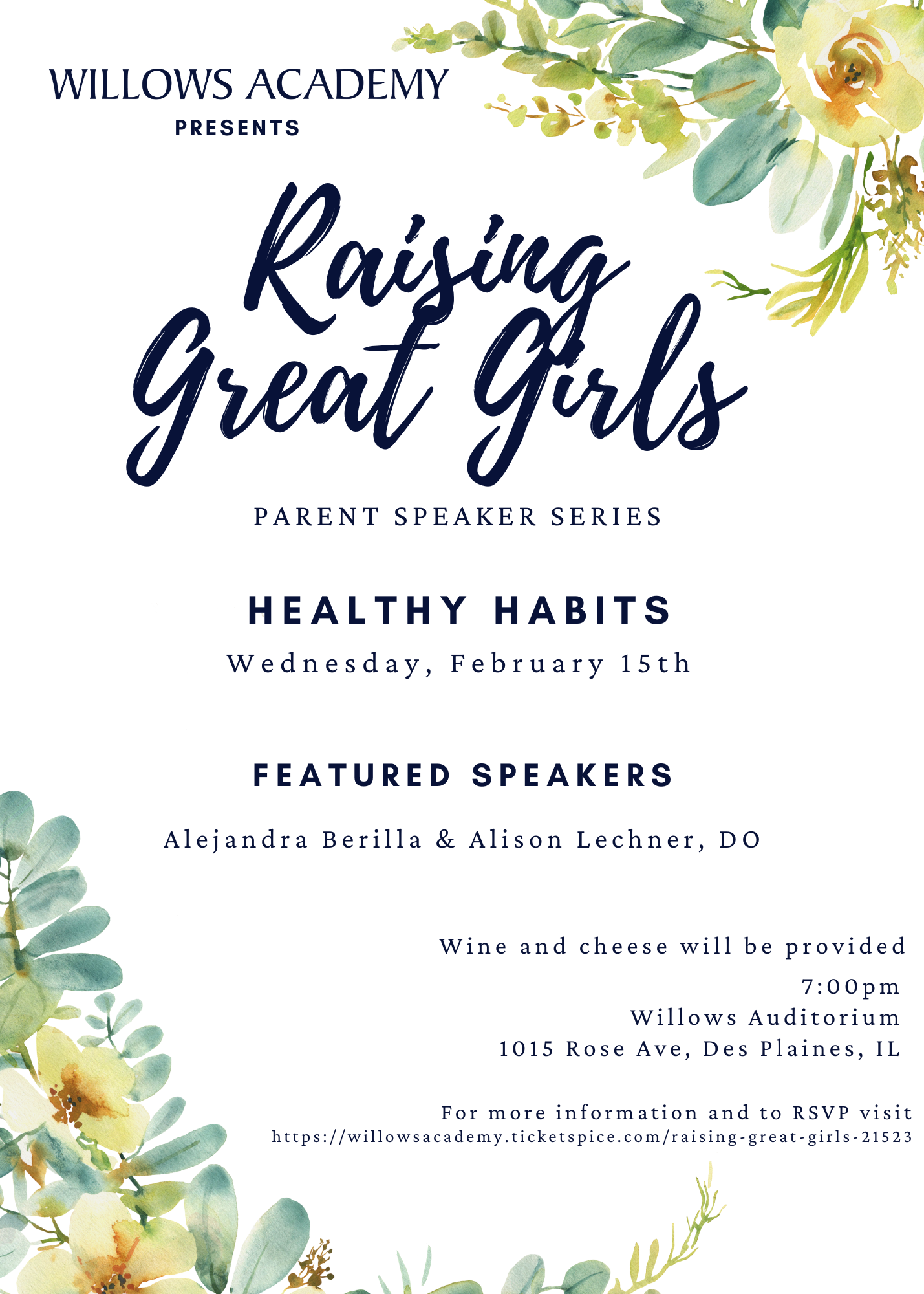 Featured Speakers: Alejandra Berilla & Alison Lechner - Willows Academy